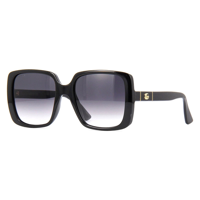 Gucci Womens Designer Rectangle Rx Sunglasses Gg0632s001 Grey Lenses