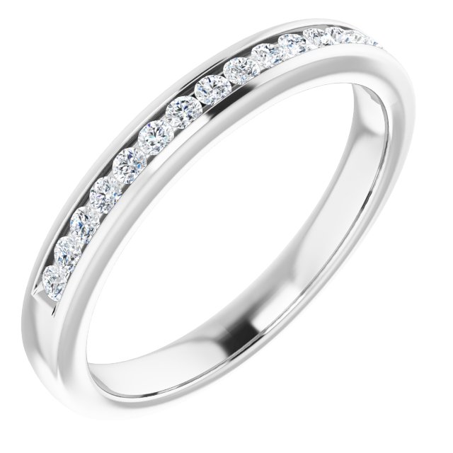 Ivy Stackable Diamond Wedding Band 0.22 Carats Round Diamonds STB040 ...