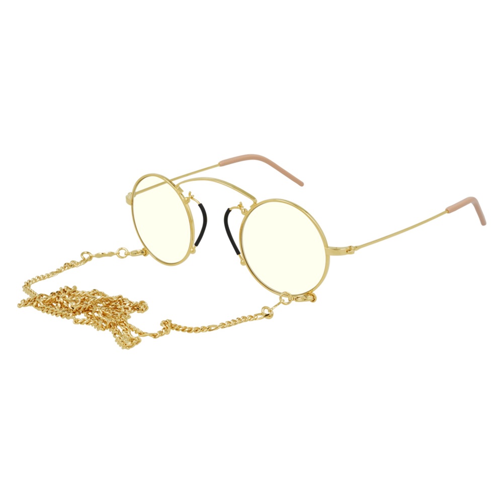 Gucci Gold Womens Round Sunglasses Gg1090sa Itshot M00457