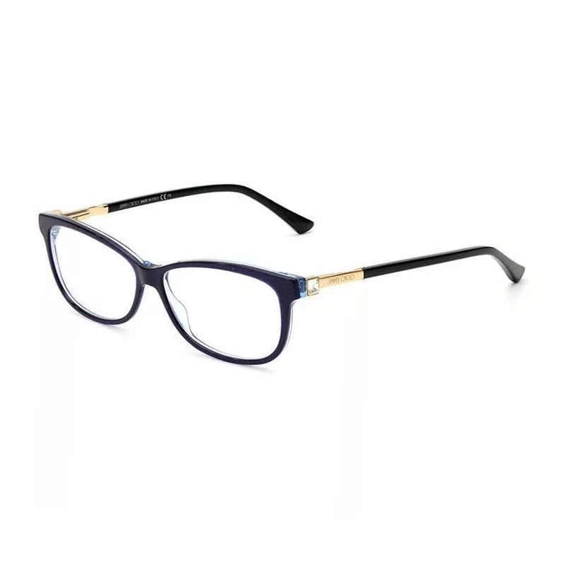Jimmy Choo Women's Designer Rectangle Eyeglasses JC2730JOO00/53 Plastic ...