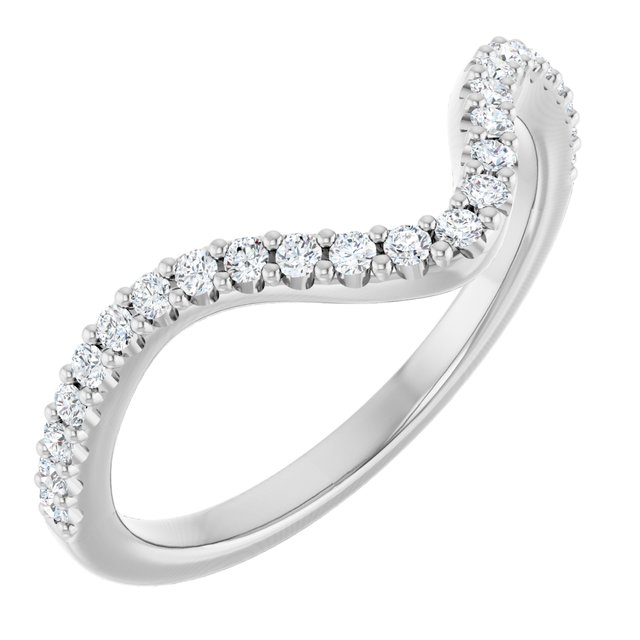 Kiara Stackable Diamond Wedding Band 0.22 Carats Round Diamonds STB195 ...