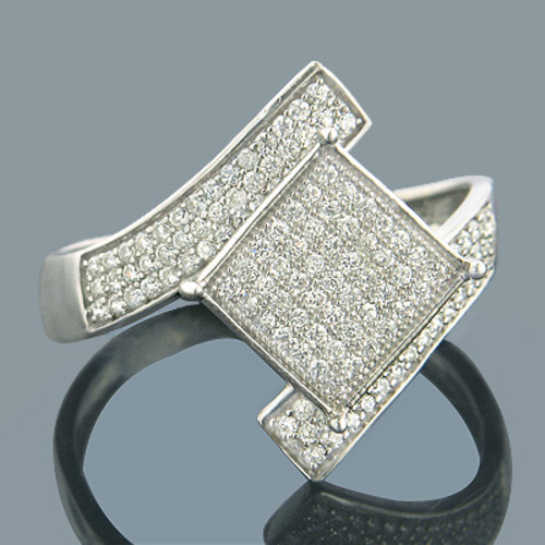 Ladies 14K Yellow Gold Pre-Set Diamond Engagement Ring 0.58ct 405513