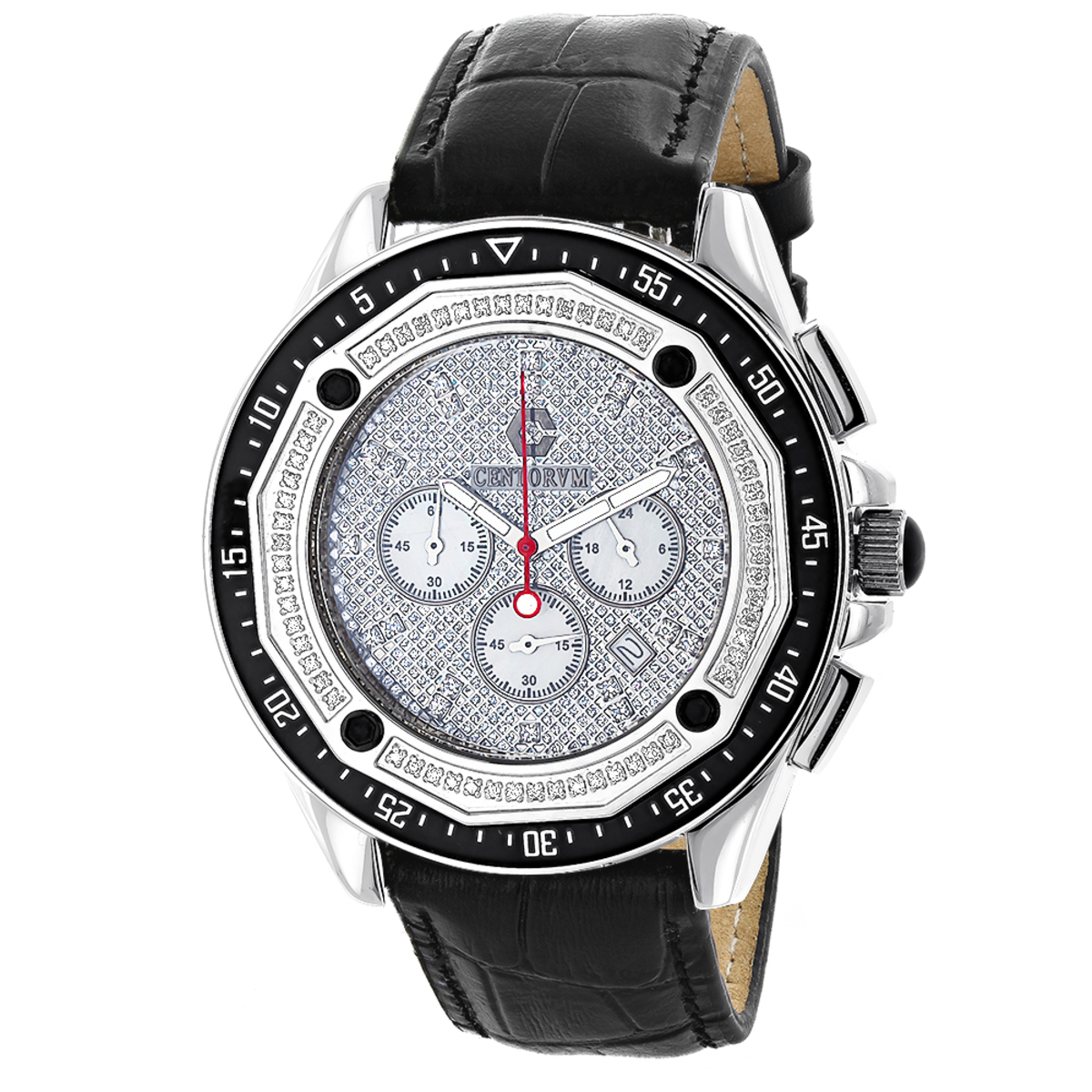 Pave Diamond Centorum Falcon Watch 0.55ct 965853