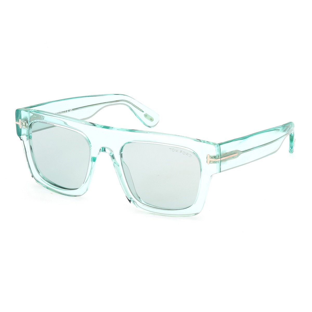 Tom Ford Transparent Light Blue Men's Square Sunglasses FT071184V ...