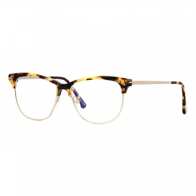 Tom Ford Women's Designer Square Tortoise Eyeglasses TF5546-B056 M05443 ...
