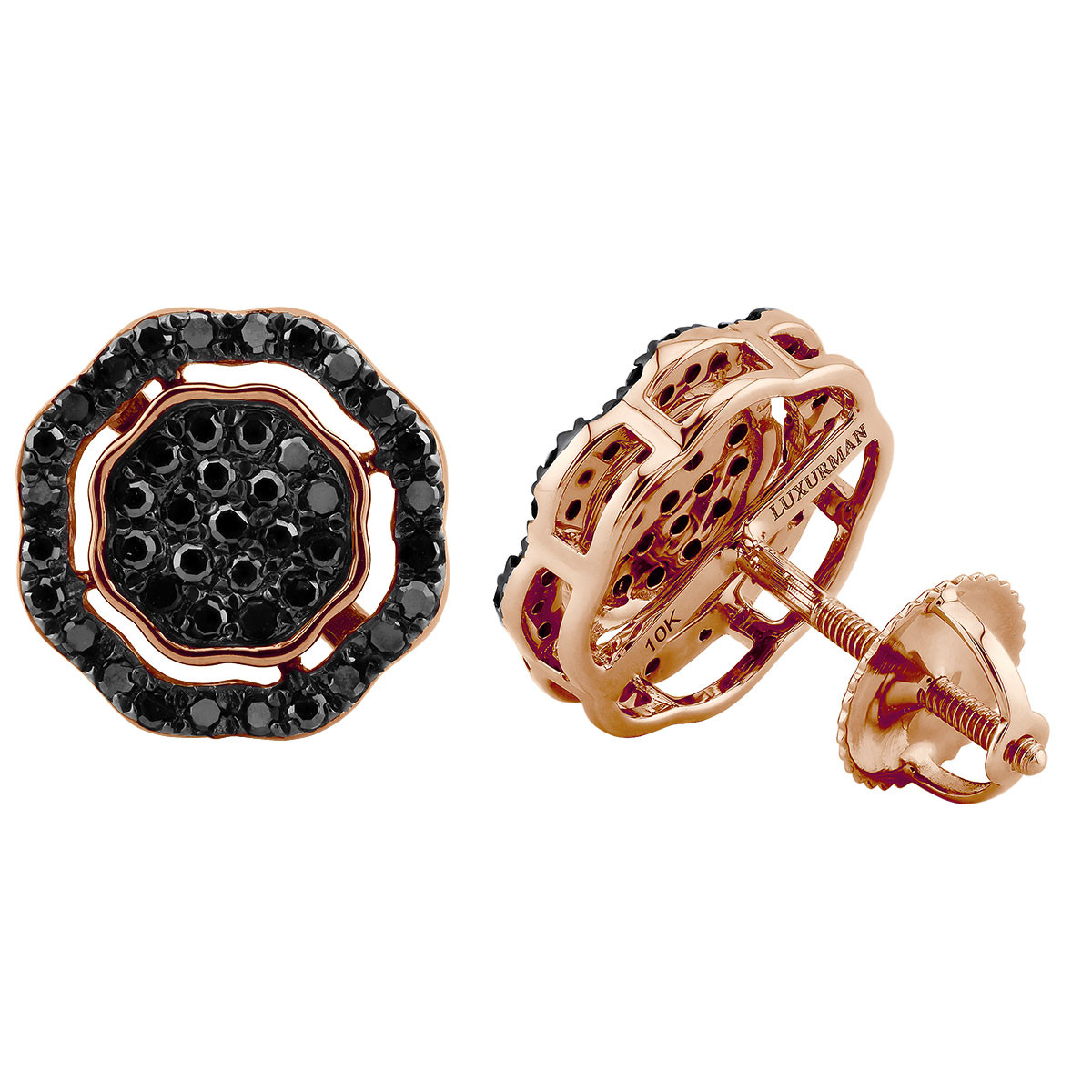 Men's Black Diamond Earrings | ItsHot NYC Store