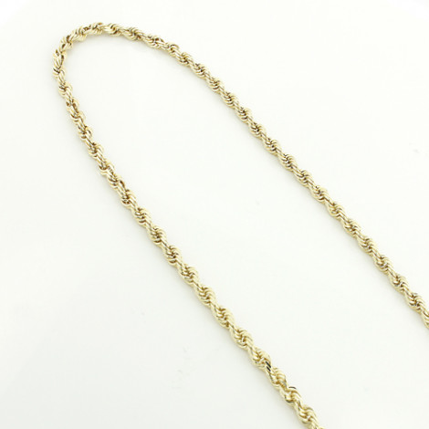 14K Yellow Gold Rope Chain 4mm 22-30in 890864