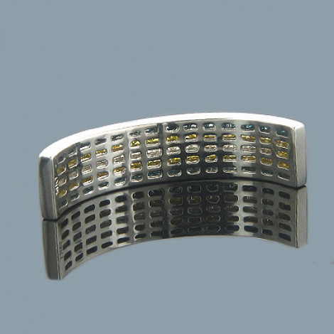 Grills 14K Gold White Yellow Blue Diamond Grillz 2.16ct 100085