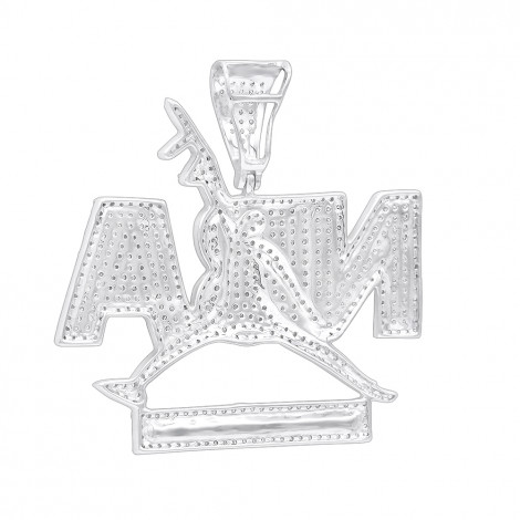 Genuine Diamond Real 10k Gold NBA Pendant for Men Hip Hop Jewelry Piece ...