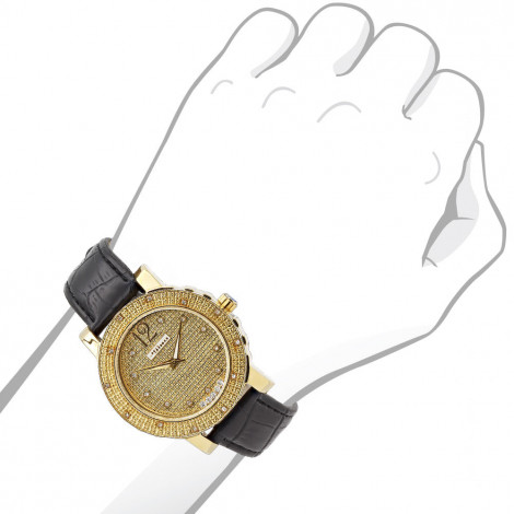 Iced Out JoJino Diamond Watch for Women with Floating Stones 0.12ct 968791