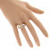 Designer Right Hand Diamond Ring for Women 0.55ct 14K Gold 205289