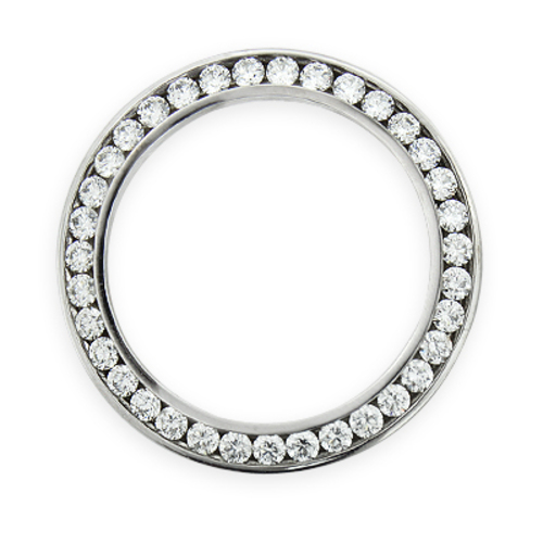 Diamond Bezel for Mens Rolex Submariner 4ct Custom Made Watch Bezels 967284