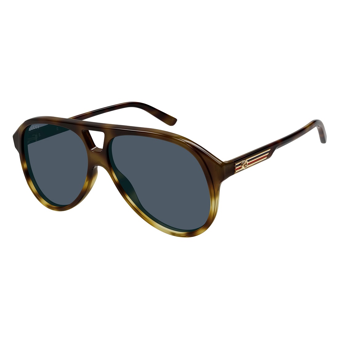 Gucci Men's Designer Aviator Vintage Havana Sunglasses GG1286S004 ...
