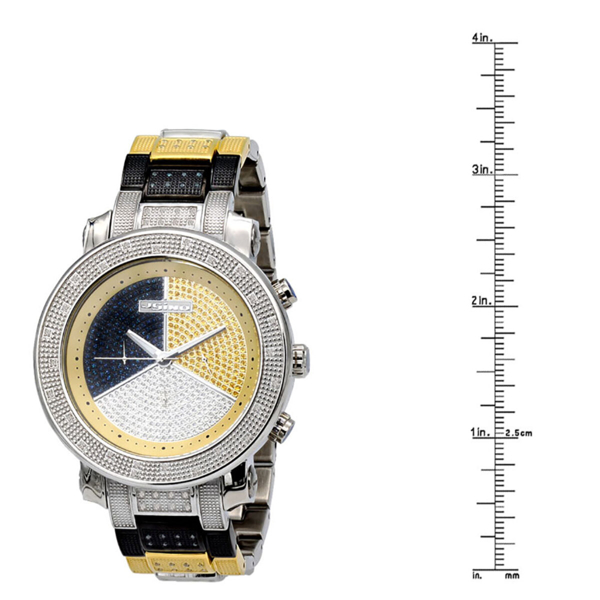 JoJino Mens Diamond Multicolor Watch 0.89ct 967819