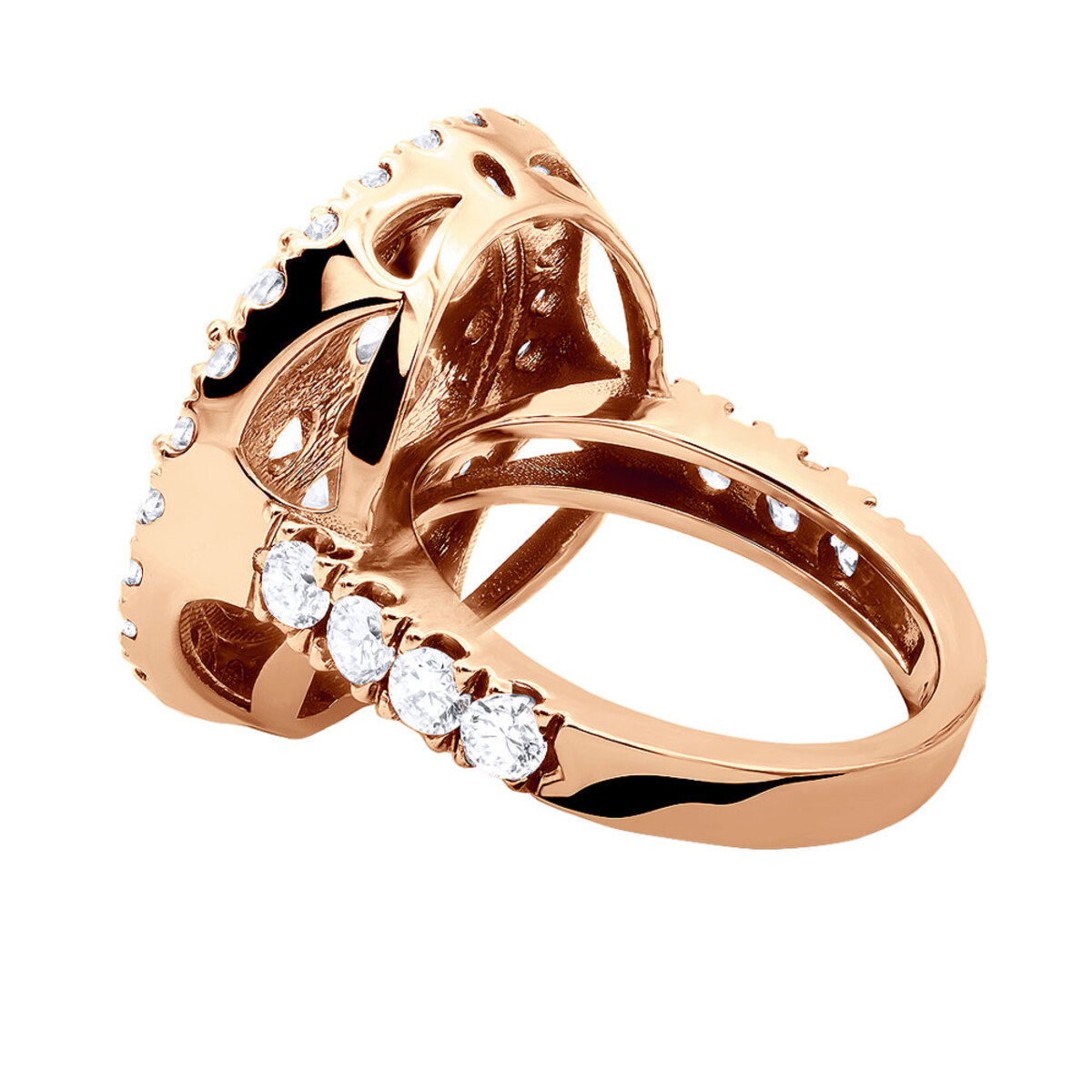 Large 5 carat Diamond Ring for Women in 14k Yellow Rose or White Gold ...