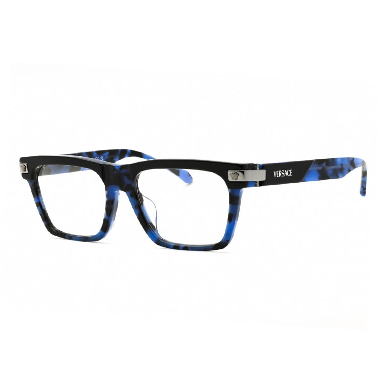 Versace Men's Designer Rectangle Eyeglasses VE3354F5460/55 Clear Demo ...